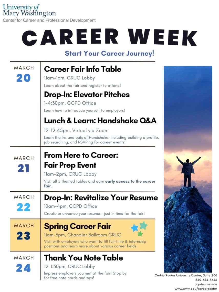 Events » Center for Career and Professional Development