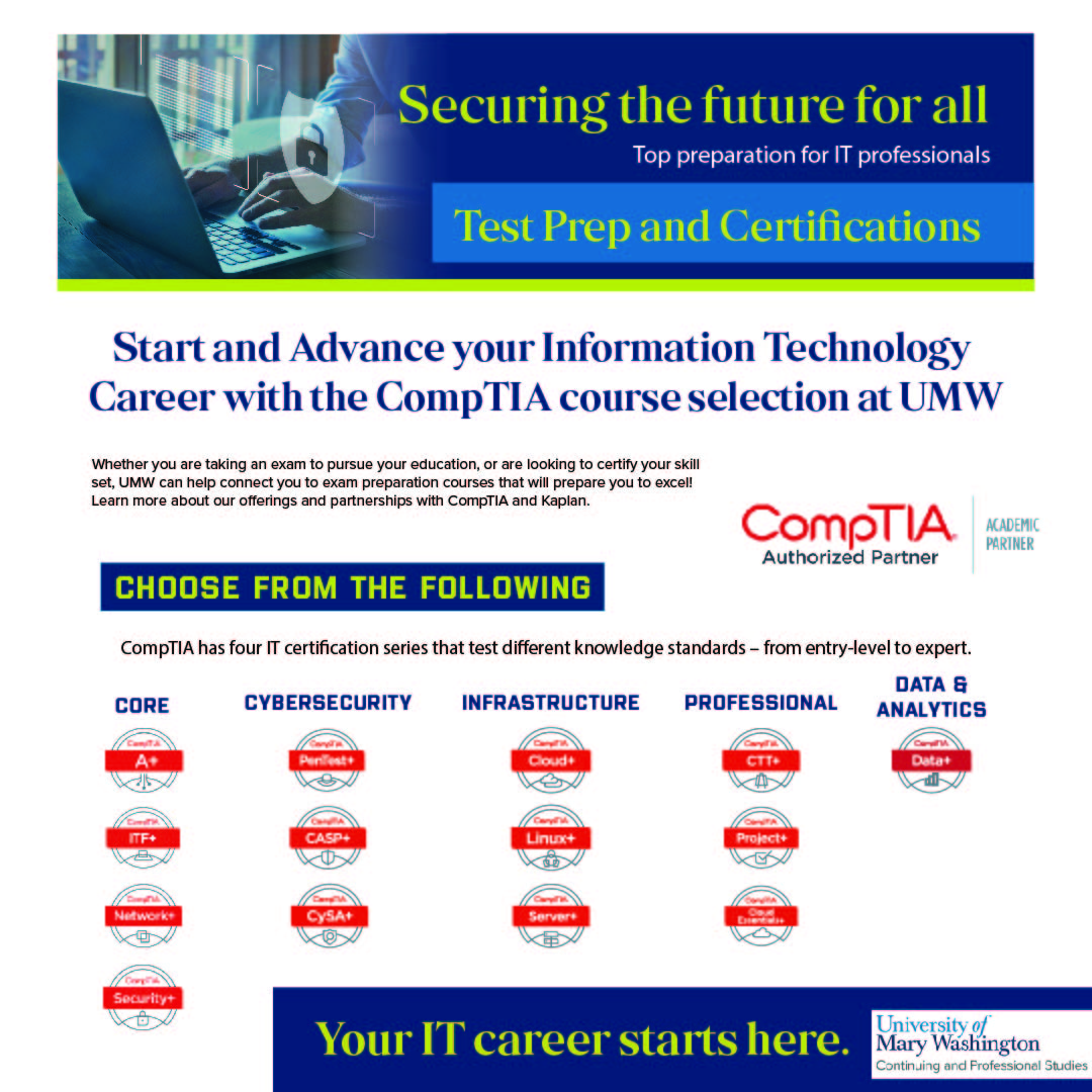 CompTia Archives - Continuing & Professional Studies
