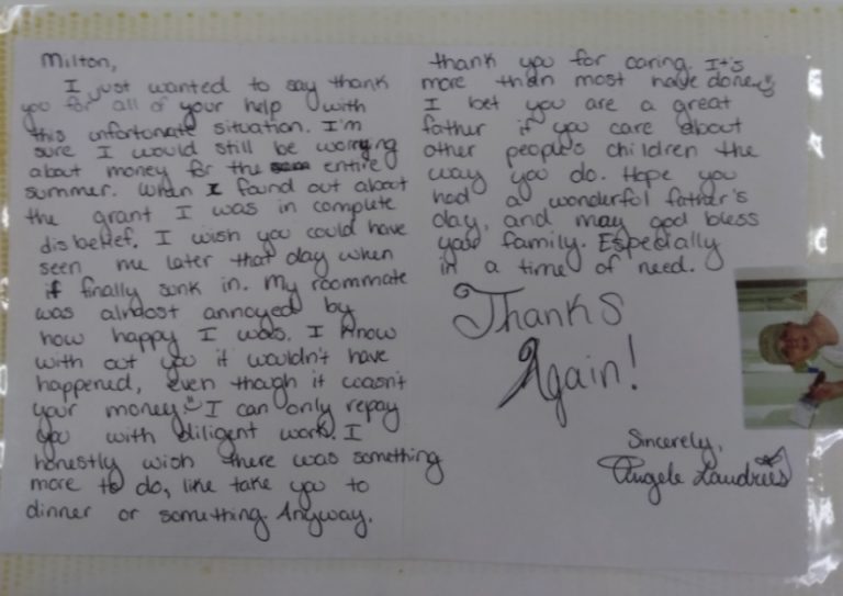 Milton Kline Paints UMW Masterpiece - News