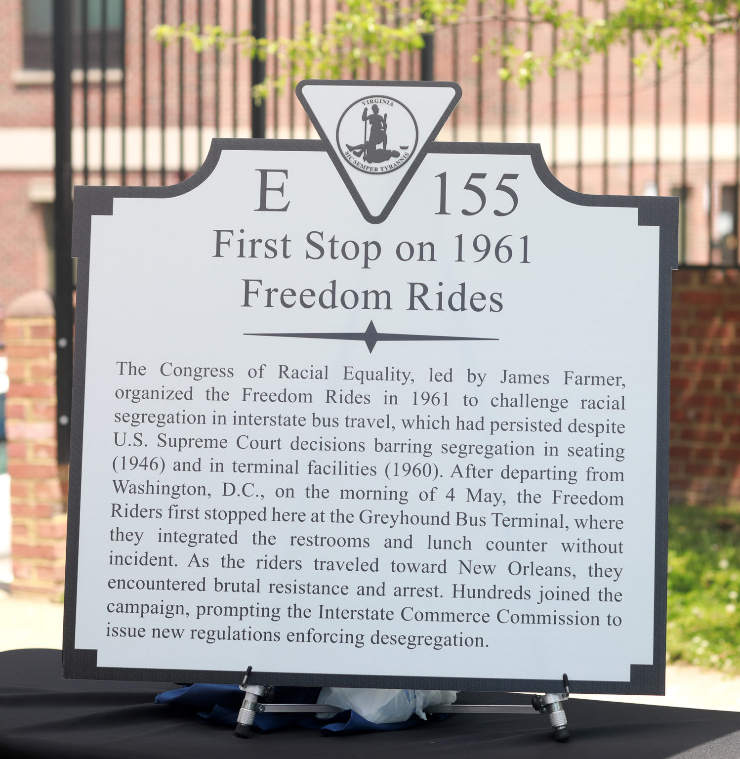 Marker Furthers UMW Mission on Freedom Rides’ 60th Anniversary - News