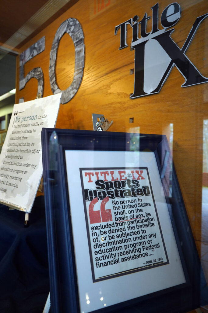 UMW Exhibit Celebrates 50 Years of Title IX - News