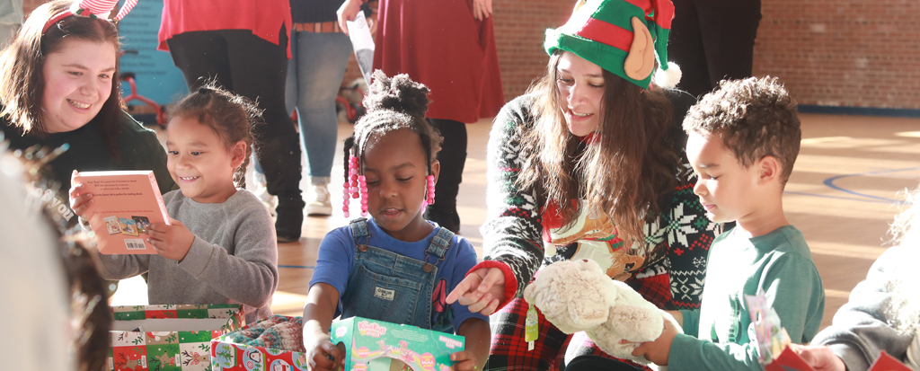 UMW Gift Box Drive Helps ‘Open Hearts’ to Area School Children - News