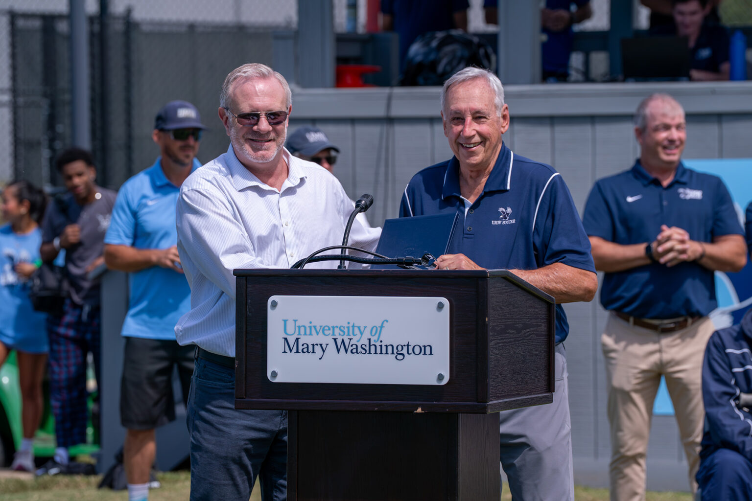 UMW Names Championship Soccer Field After Longtime Coach Roy Gordon - News